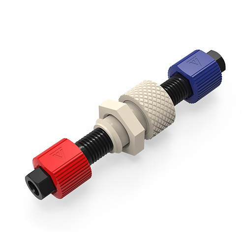 Low Pressure PEEK Bulkhead Union - Complete – VICI Precision Sampling