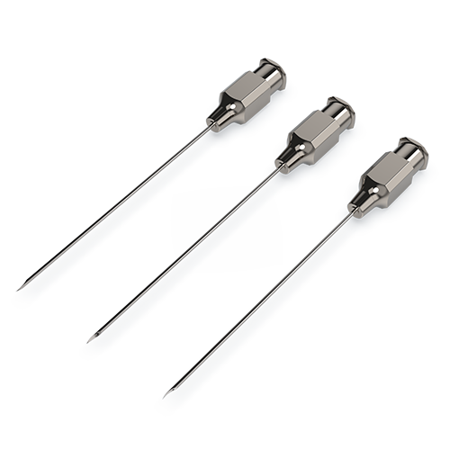 Luer Needles A-2,C,& D, .028" x .005" x 2" (22 gauge) bevel open end p ...