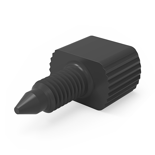 Custom Logo Nylon Column Endstopper Plugs - 10-32 – VICI Precision Sampling