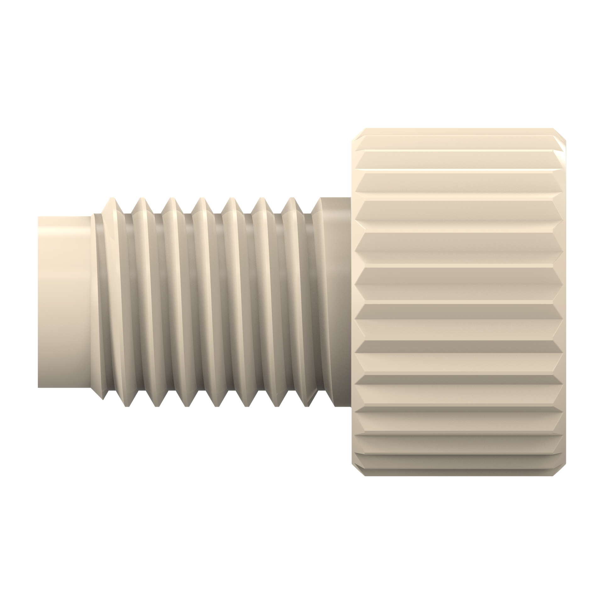 PEEK Flange-Free Nut – 1/4''-28 – VICI Precision Sampling