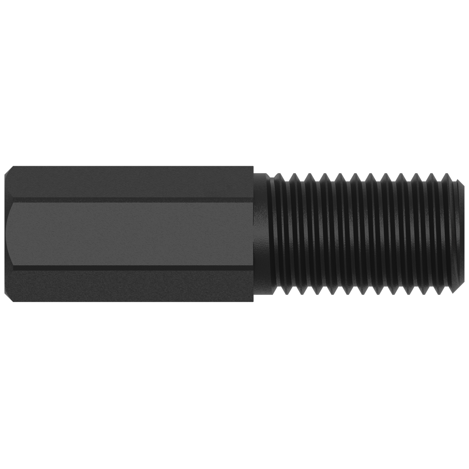 PPS Hex-Head Nuts - Flangeless or Flanged 1/4-28 Connections ferrule 1 ...